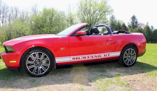 Torch Red 2010 Ford Mustang GT Convertible